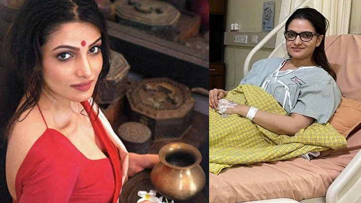 তলপেটে ব্যথা নিয়ে হাসপাতালে ভর্তি তনুশ্রী